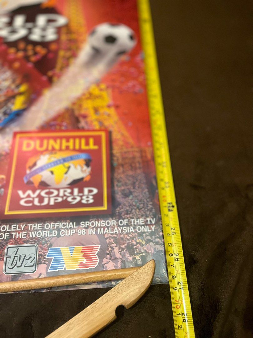 Dunhill vintage Poster worldcup 98, Hobbies & Toys, Collectibles ...