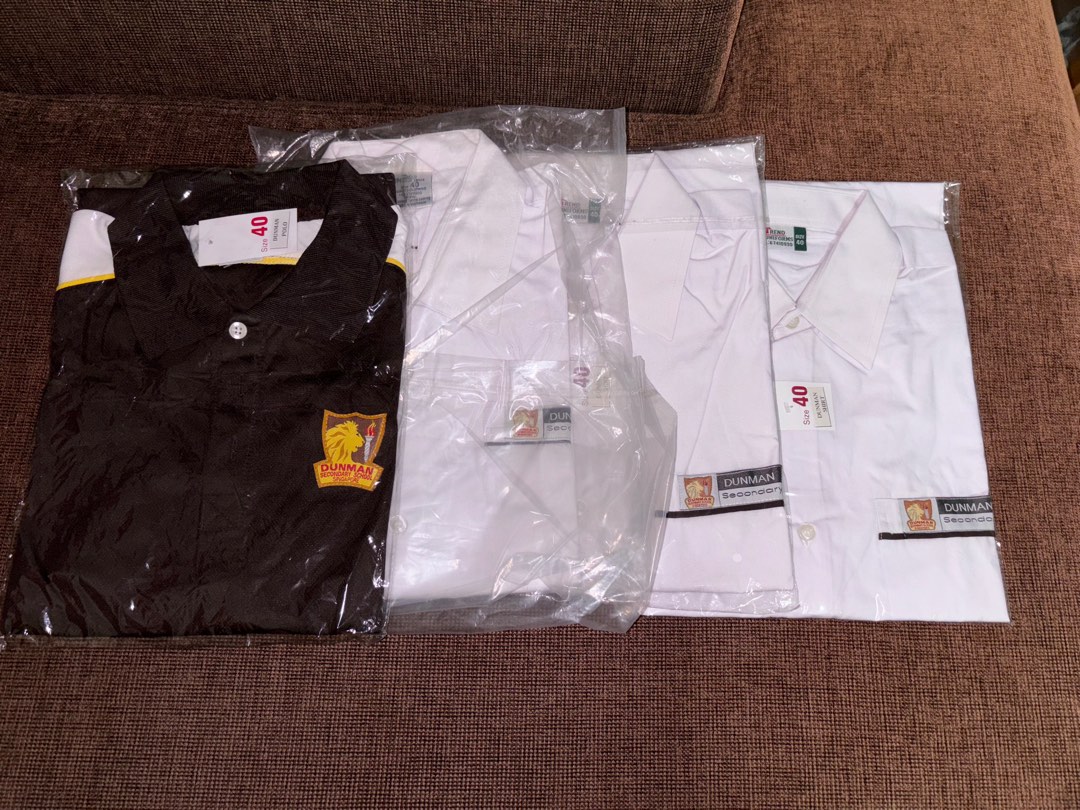 Dunman secondary school uniform, Men's Fashion, Tops & Sets, Tshirts ...