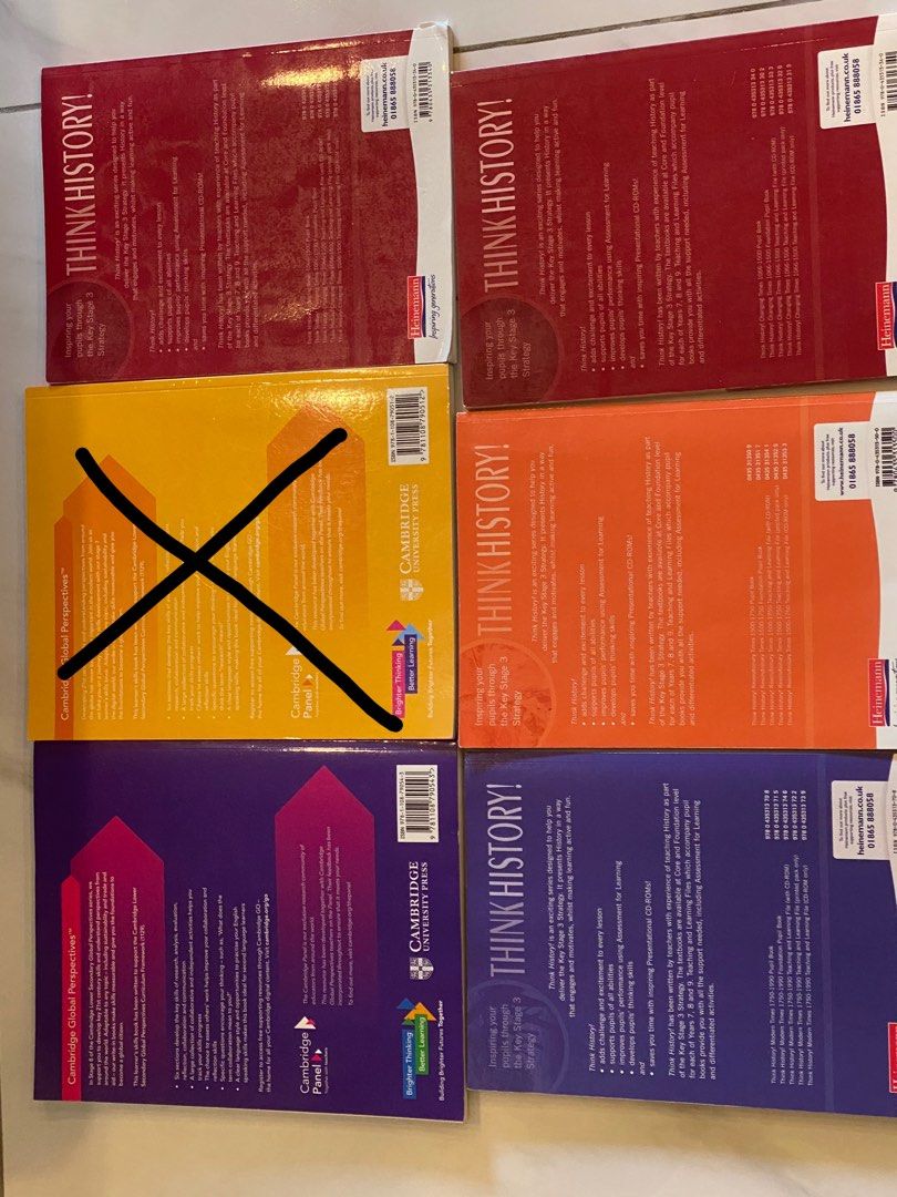EACH FOR 60RM CAMBRIDGE LOWER /SECONDARY BOOKS GLOBAL PERSPECTIVE ...