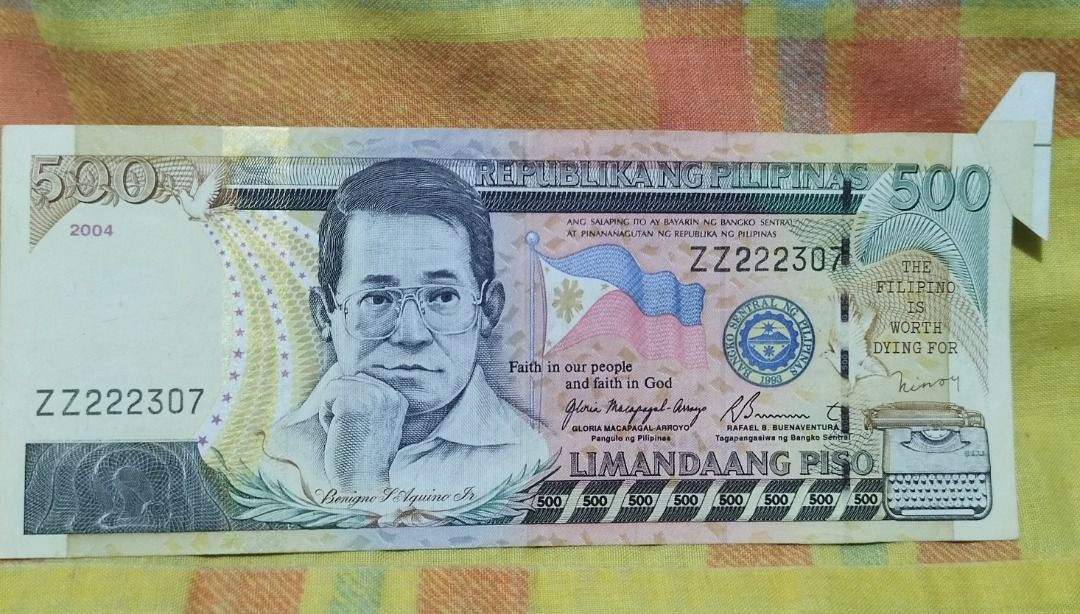 Error cut 500 Philippine Peso Banknote, Hobbies & Toys, Memorabilia ...