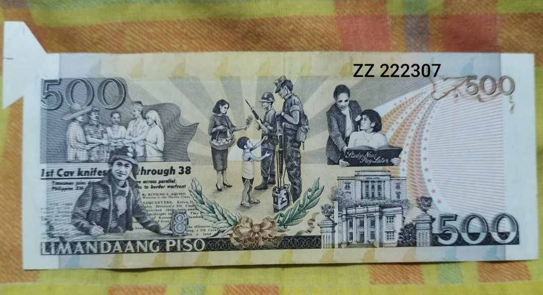 Error cut 500 Philippine Peso Banknote, Hobbies & Toys, Memorabilia ...