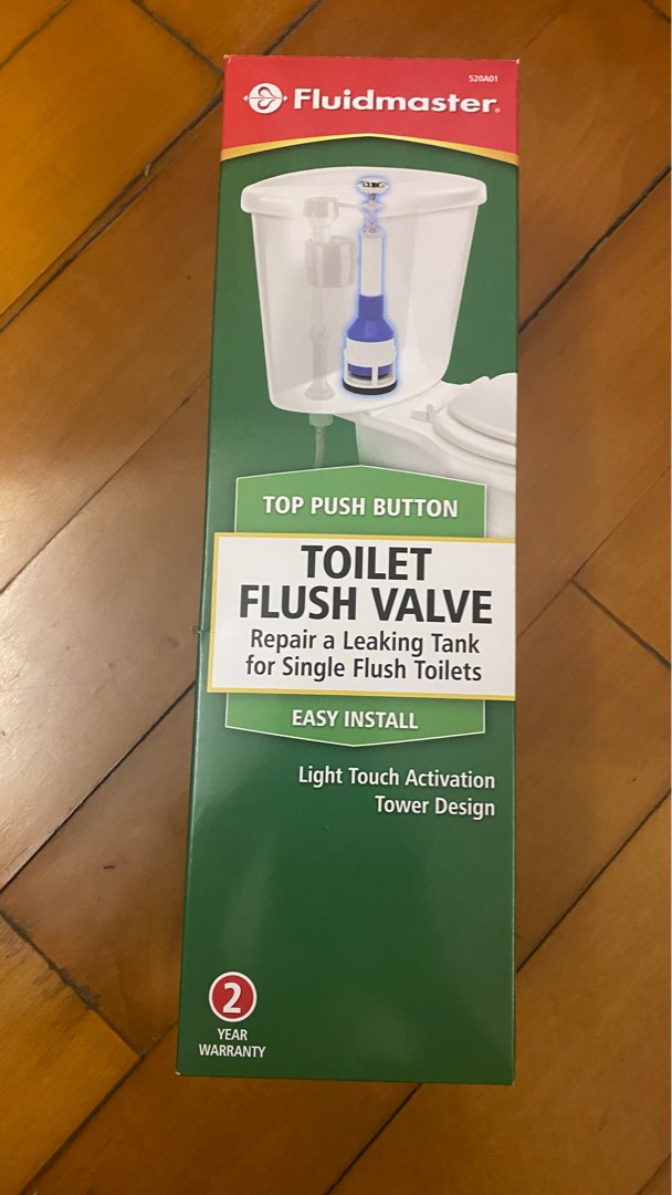 Fluidmaster TOP PUSH BUTTON TOILET FLUSH VALVE Repair a Leaking Tank ...