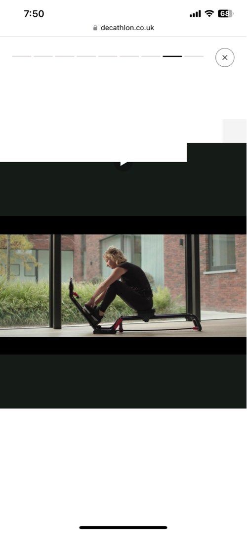 Folding Rowing Machine 100 DOMYOS, Sports Equipment, Exercise & Fitness ...