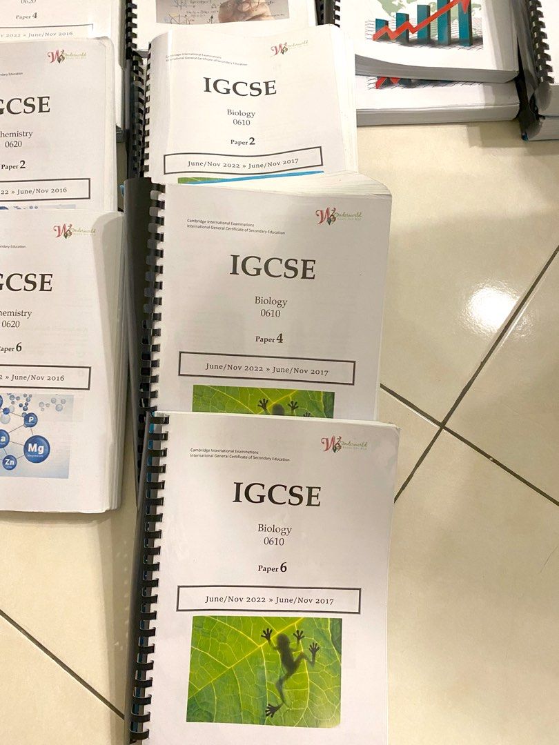 IGCSE Past Years Paper Biology 0610, Everything Else, Others on Carousell