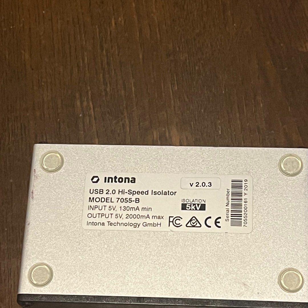 Intona USB 2.0 Hi-Speed Isolator 5kV, 音響器材, 其他音響配件及設備 - Carousell