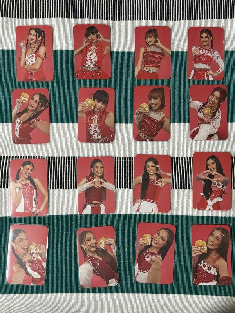 Jollibee x Bini Cards Complete Set of 16, Hobbies & Toys, Memorabilia ...