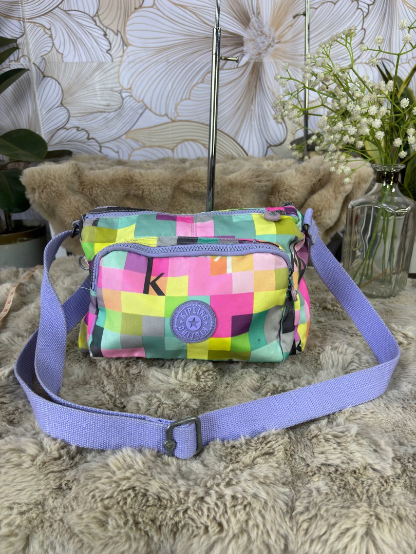 Kipling 4- Compartment Crossbody Bag, Luxury, Bags & Wallets on Carousell