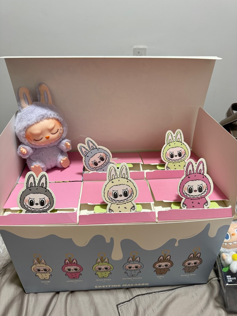 Labubu Macaron & have a seat zizi, Hobbies & Toys, Toys & Games on ...