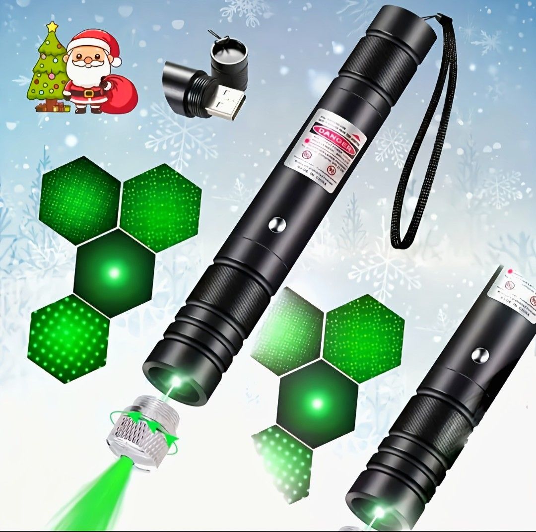 Laser Pointer, Green Laser Pointer, Lazer Pointer, Green Lazer Pointer Rechargeable For Hik ...