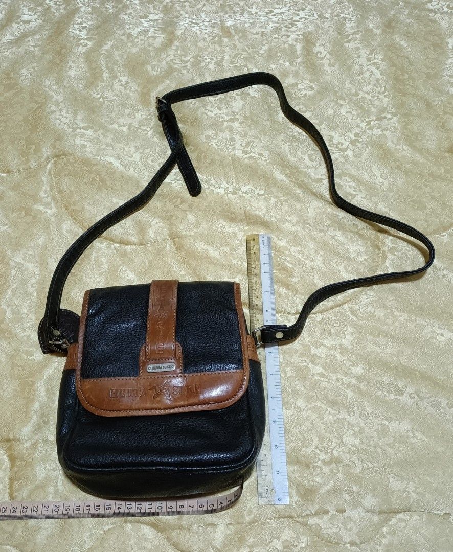 Leather sling bag, Men's Fashion, Bags, Sling Bags on Carousell