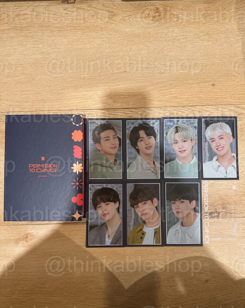 [LIMITED] - BTS Message Photo Card Frame Permission to Dance (PTD) On ...