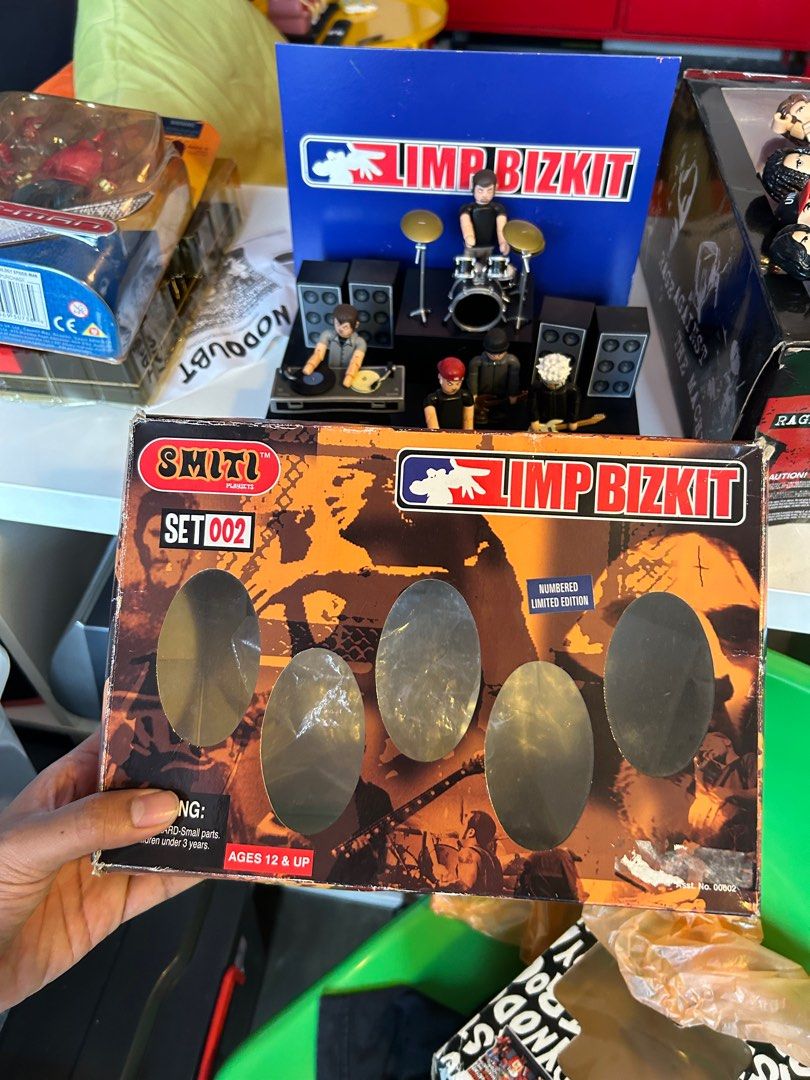 Limp Bizkit SMITI Figure Playset Fred Durst Wes Borland 2001 Nu-metal ...