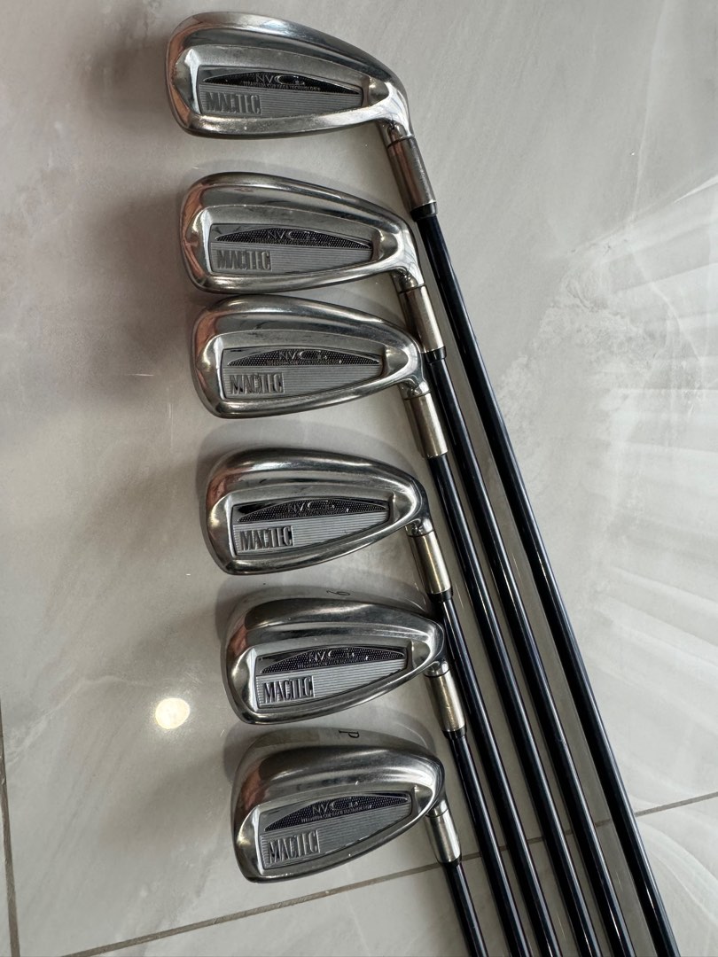 Mactec irons 5-P Graphite shaft, Sports Equipment, Sports & Games, Golf ...