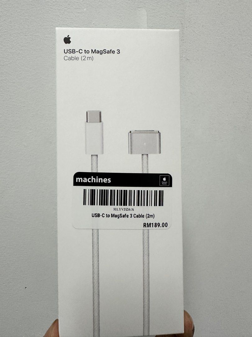 Magsafe 3 Cable 2M, Computers & Tech, Laptops & Notebooks on Carousell