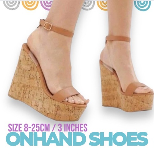 MALANDITA FASHION WEDGE SANDALS - SIZE 8-25CM / 3 INCHES - OHAUG26 ...