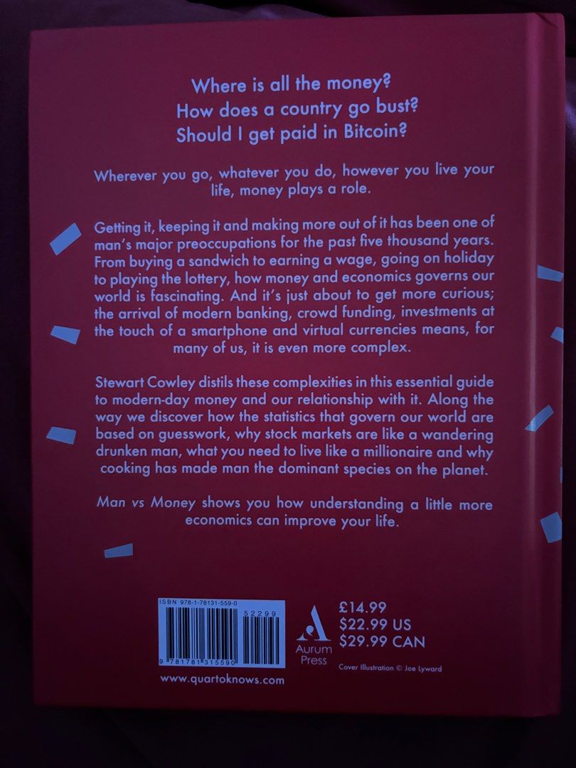 Man vs Money (Mon€¥) - Stewart Cowley, Hobbies & Toys, Books ...