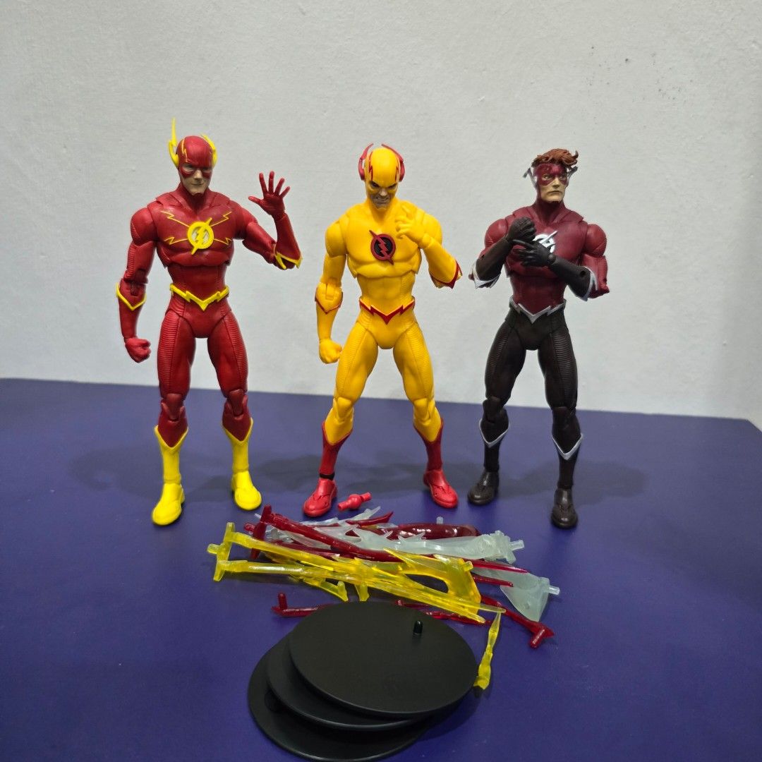Mcfarlane Flash, Reverse Flash, Wally West Rebirth, Hobbies & Toys ...