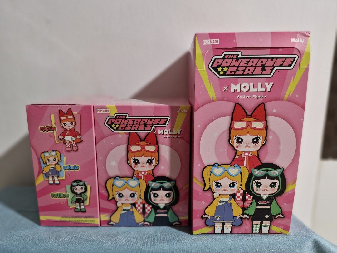 MOLLY x Powerpuff Girls Series Action Figure whole set, Hobbies & Toys ...