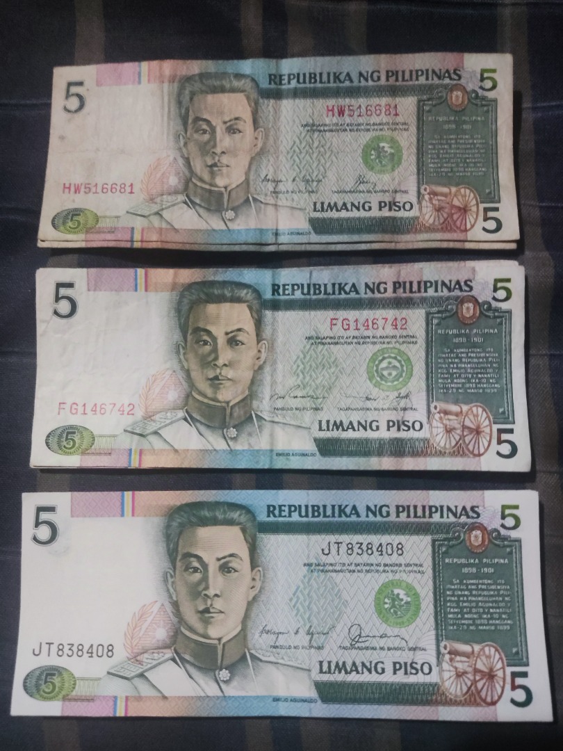 Old 5 Peso Philippines Money, Hobbies & Toys, Memorabilia ...