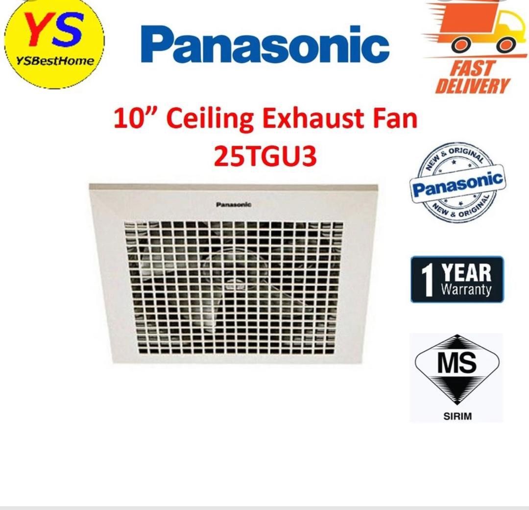 Panasonic Ceiling Mount Ventilation Fan, TV & Home Appliances ...