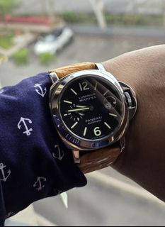 Pre-Owned Apr 2015 Panerai Luminor 1950 3 Days Acciaio PAM00372 PAM372 ...