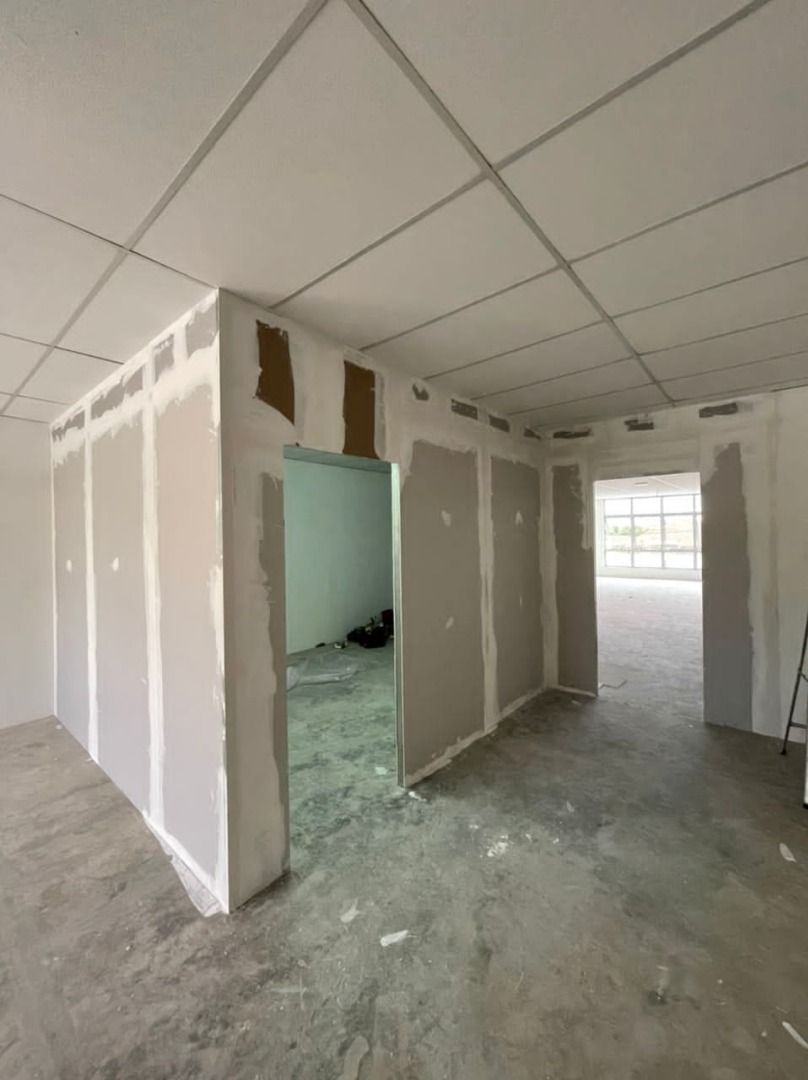 PASANG DINDING JENIS PARTITION l gypsum wall partition drywall ...