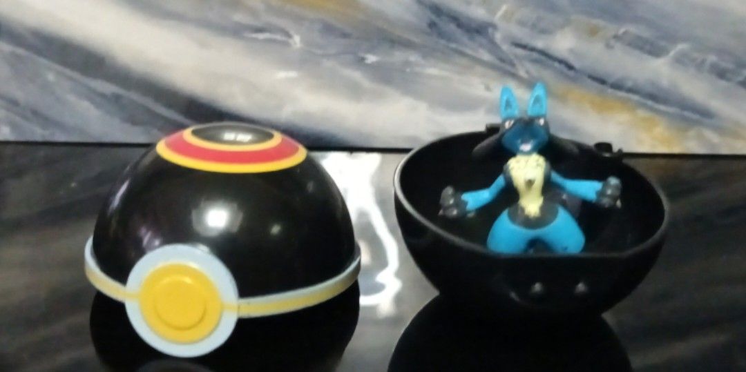 Pokemon Lucario Charging Figure, Hobbies & Toys, Toys & Games on Carousell