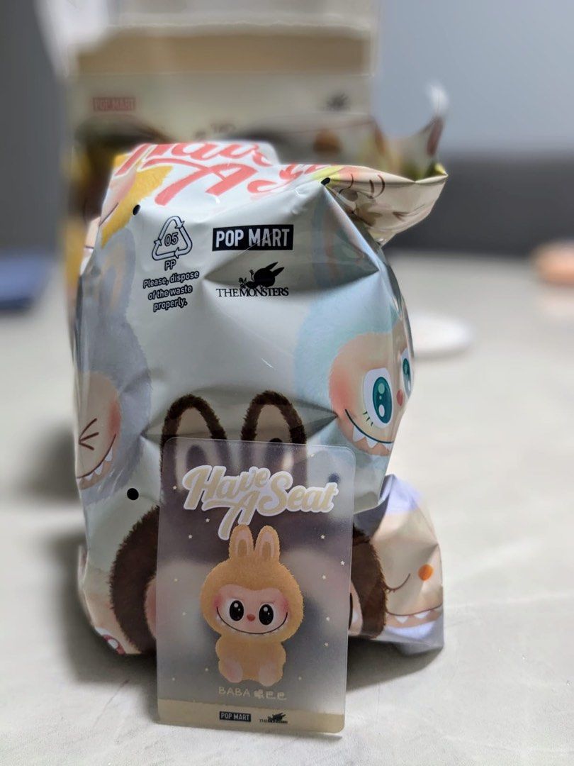 Popmart 💯 authentic labubu have a seat baba, Hobbies & Toys, Toys ...