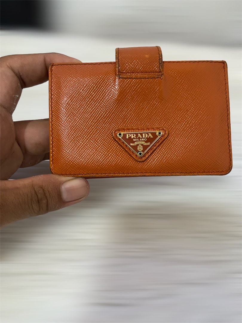 Prada Card Holder, Luxury, Bags & Wallets on Carousell