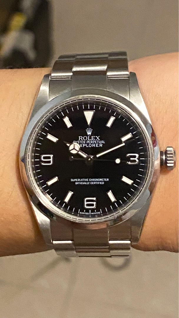 Rolex 114270 勞力士 Explorer 369 V頭 尾期 內影 36mm, 名牌, 手錶 - Carousell