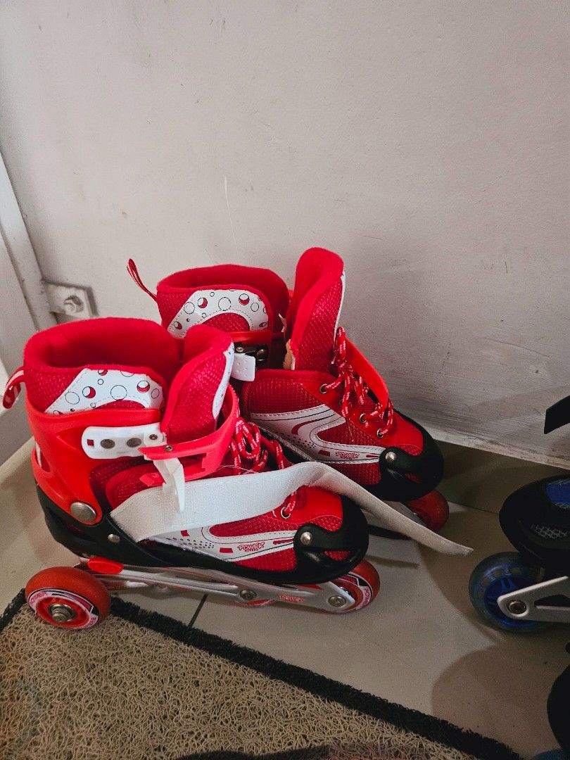 Rollerblade red and blue, Sports Equipment, Sports & Games, Skates ...
