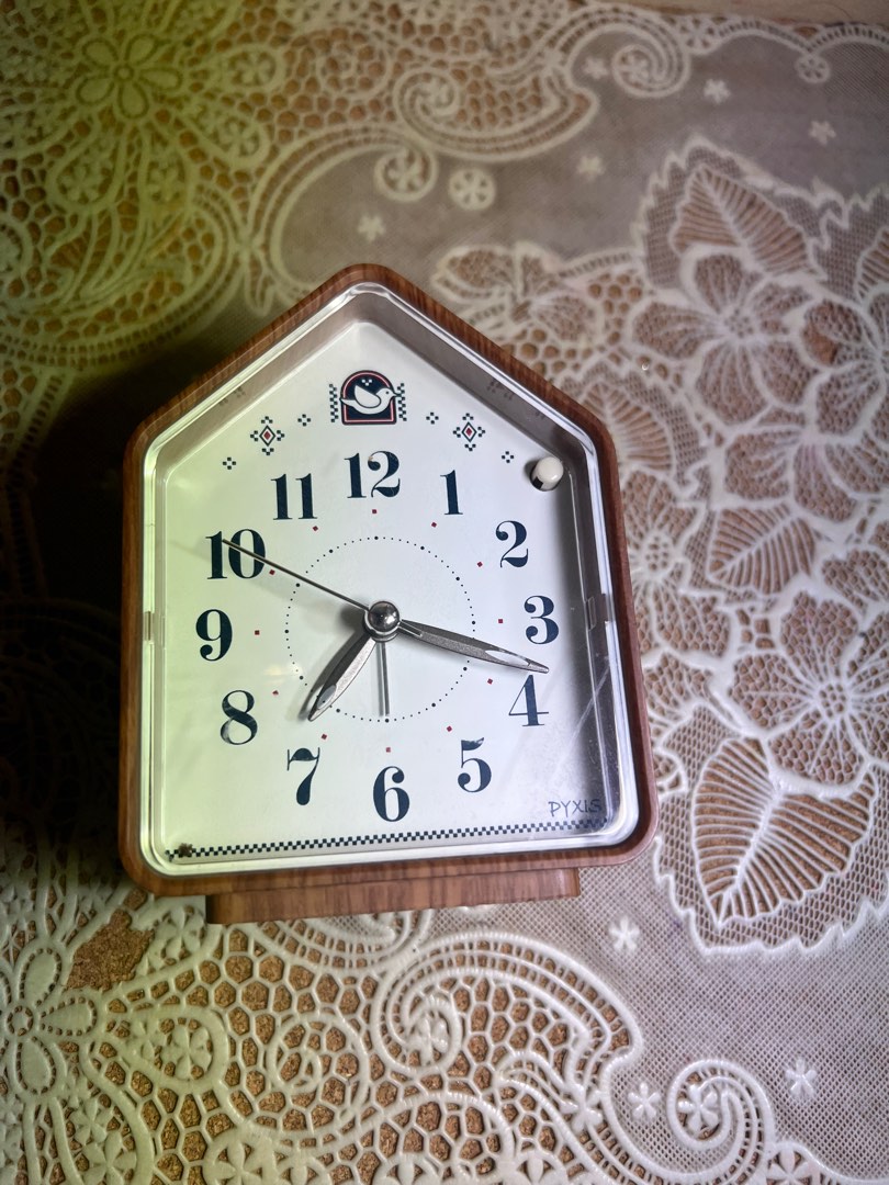 Seiko Alarm Pyxis Clock, Furniture & Home Living, Home Decor, Clocks on ...