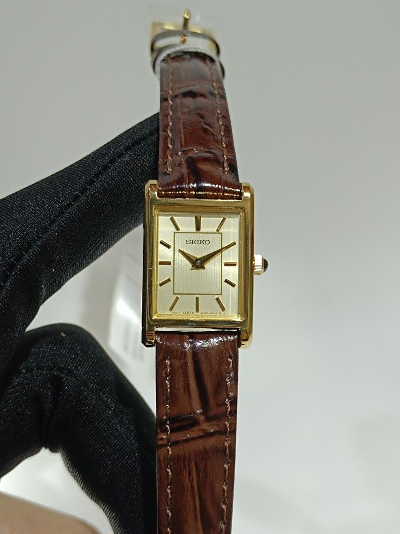 Seiko Tank Ladies SWR066, Women's Fashion, Watches & Accessories ...