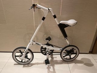 (台灣直發) 英國 STRiDA 5.0版 16吋 單速 碟剎 皮帶傳動 折叠車 送前後蛙燈叮叮, 運動產品, 單車及配件, 單車 - Carousell