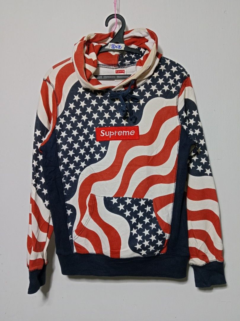 Supreme US FLAG box logo, Men's Fashion, Coats, Jackets and Outerwear ...