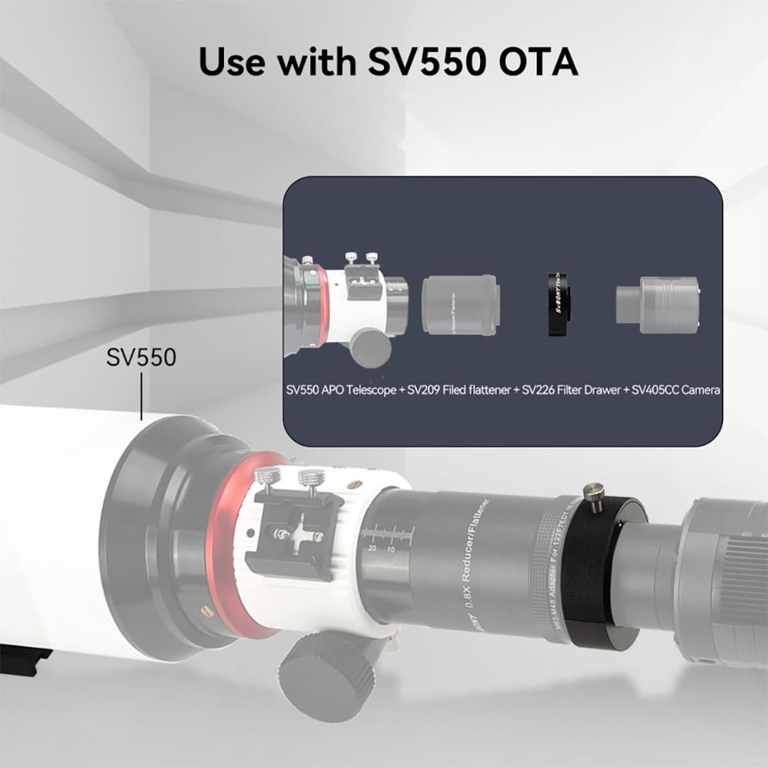 Svbony SV226 Telescope Filter Drawer - 1.25" & 2" Astronomy Filter ...