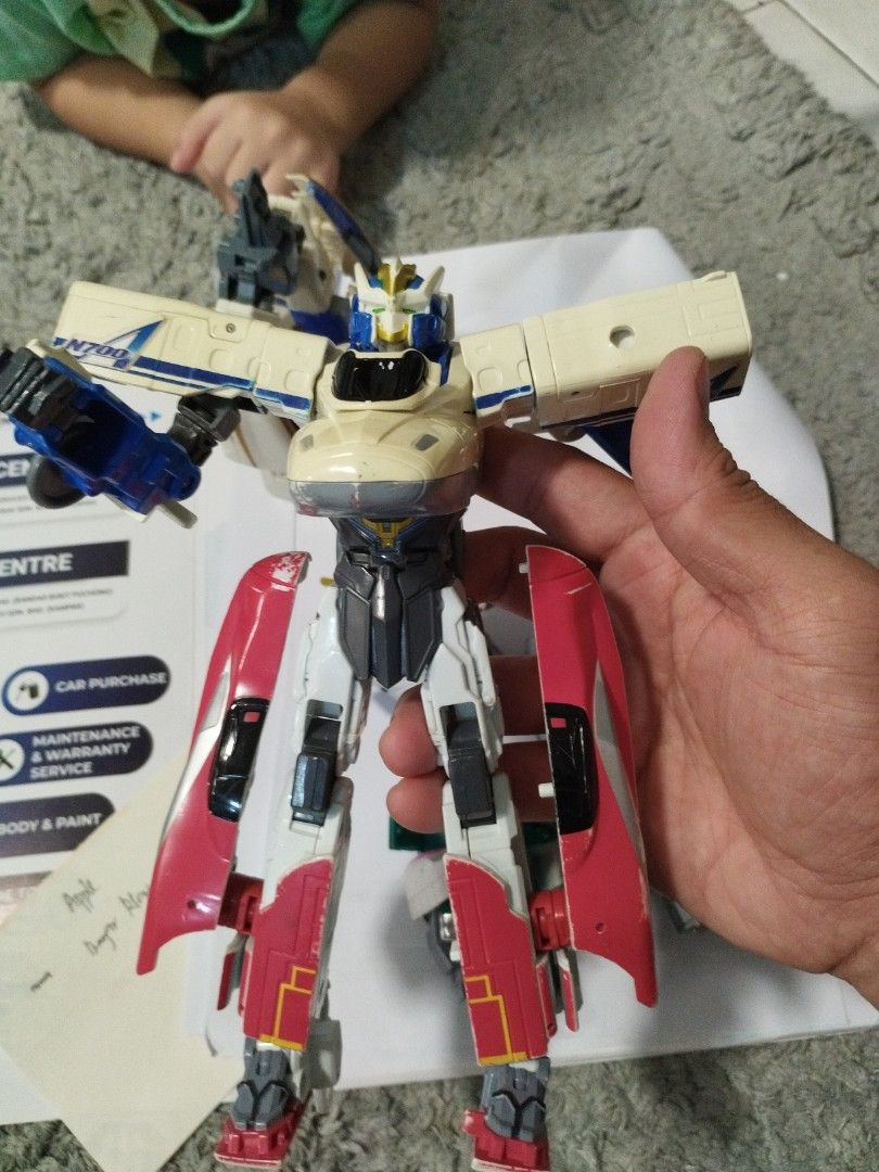 Takara Tomy Shinkansen Robo mix parts set, Hobbies & Toys, Toys & Games on Carousell
