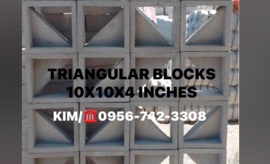TRIANGULAR BLOCKS, Commercial & Industrial, Construction & Building ...
