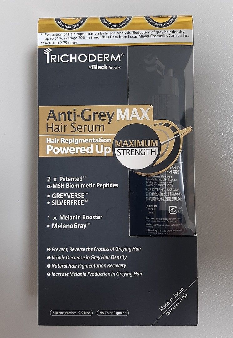Trichoderm Anti-Grey Max Hair Serum, Beauty & Personal Care, Hair ...