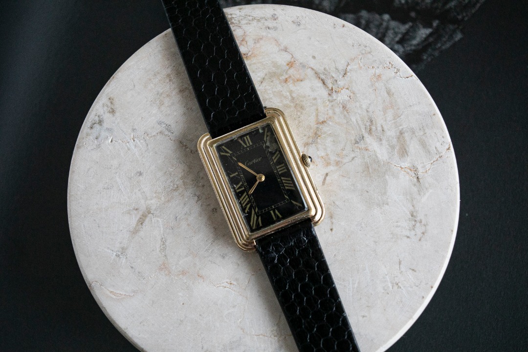 Vintage Cartier Stepped Tank Jumbo XL Ref. 15176, Men's Fashion ...
