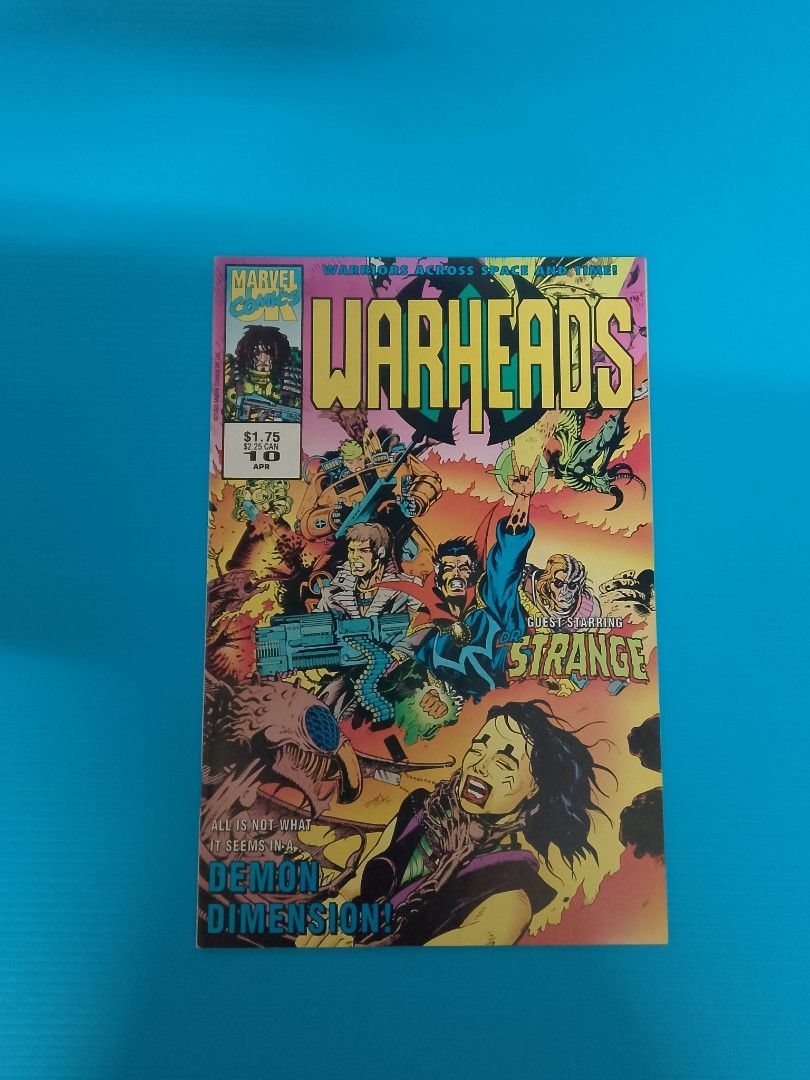 Warhead #10 ( Jerry Cruz - Cover Art ) Marvel Comics UK, Hobbies & Toys ...