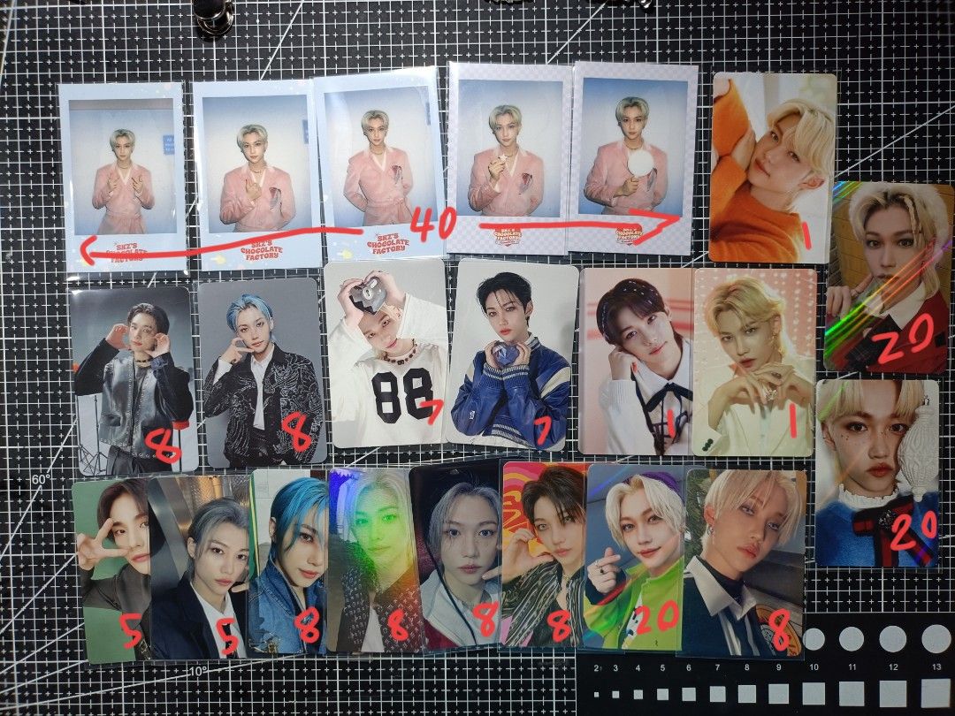 wts stray kids skz pcs photocards album felix pobs hyunjin music plant ...