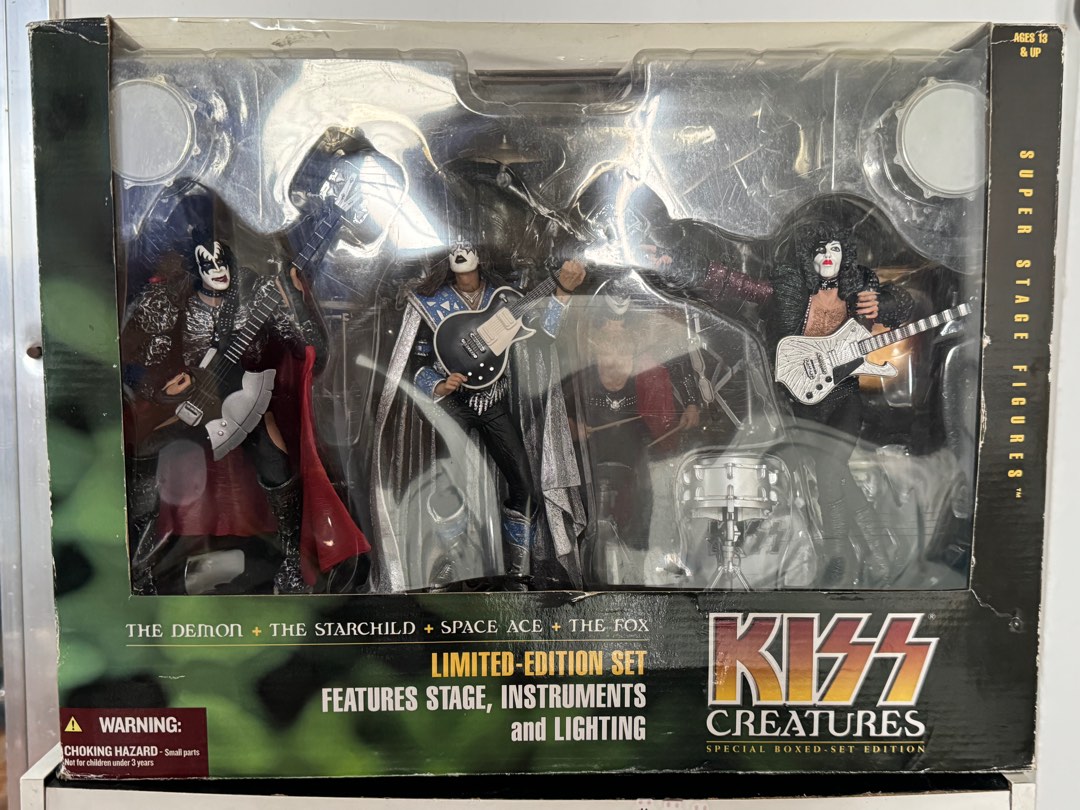 2002 McFarlane Limited Edition Kiss Creatures Stage Boxed Set, Hobbies ...