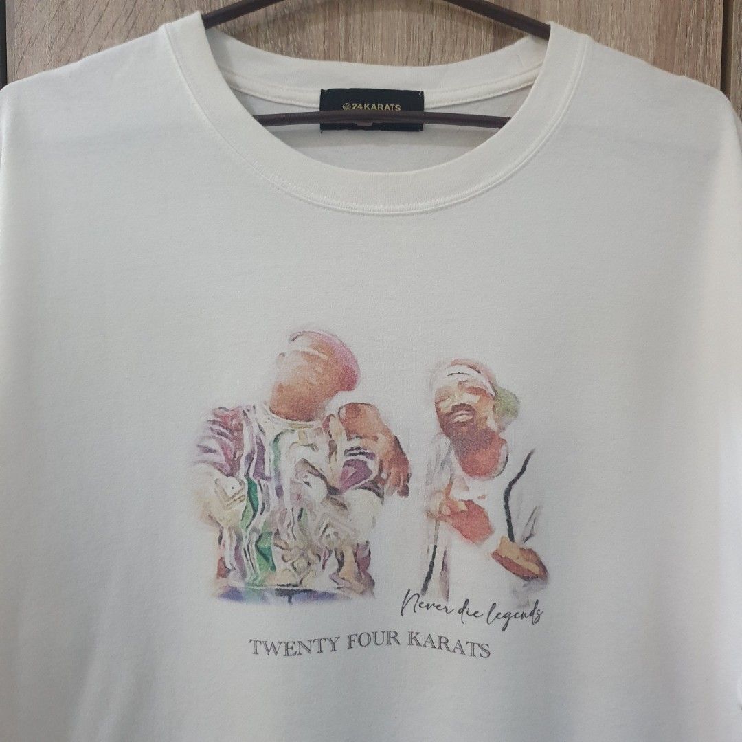 2pac and Biggie Collab 24 Karats, Men's Fashion, Tops & Sets, Tshirts ...