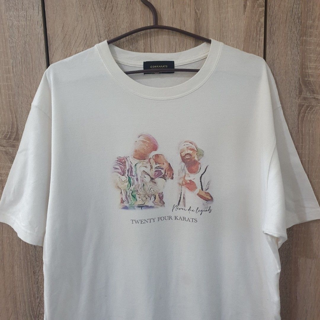 2pac and Biggie Collab 24 Karats, Men's Fashion, Tops & Sets, Tshirts ...