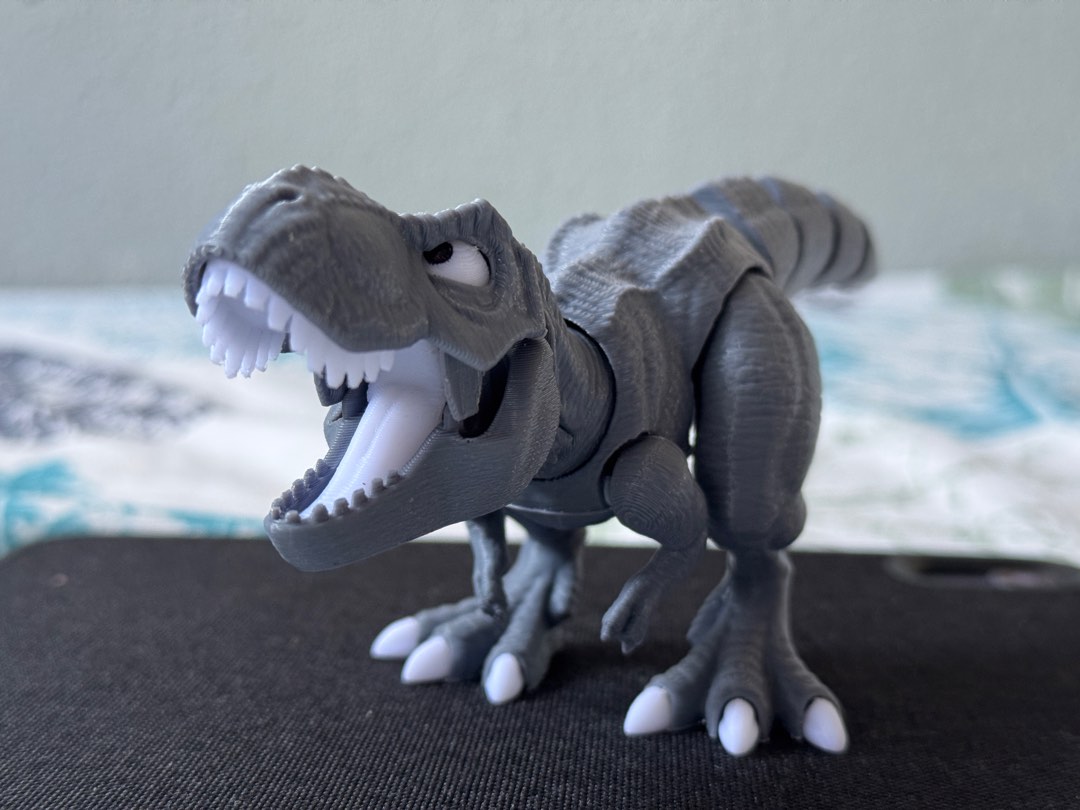3D Printed Articulated T-Rex Kit, Hobbies & Toys, Toys & Games on Carousell