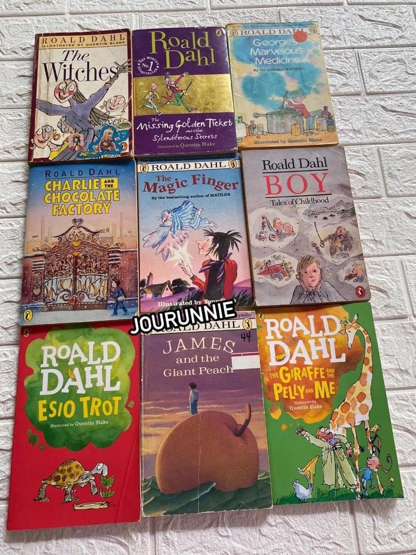 9 book bundle by Roald Dahl Charlie and the chocolate factory etc ...