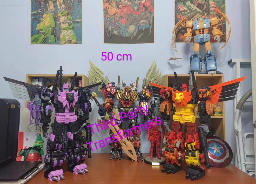 （全新品 獨家代理 3D 打印） 50cm 增高件 POTP 高可動 Predaking 天元之力 冲雲霄 霹靂星 配件包 四肢用 打印定制 ...