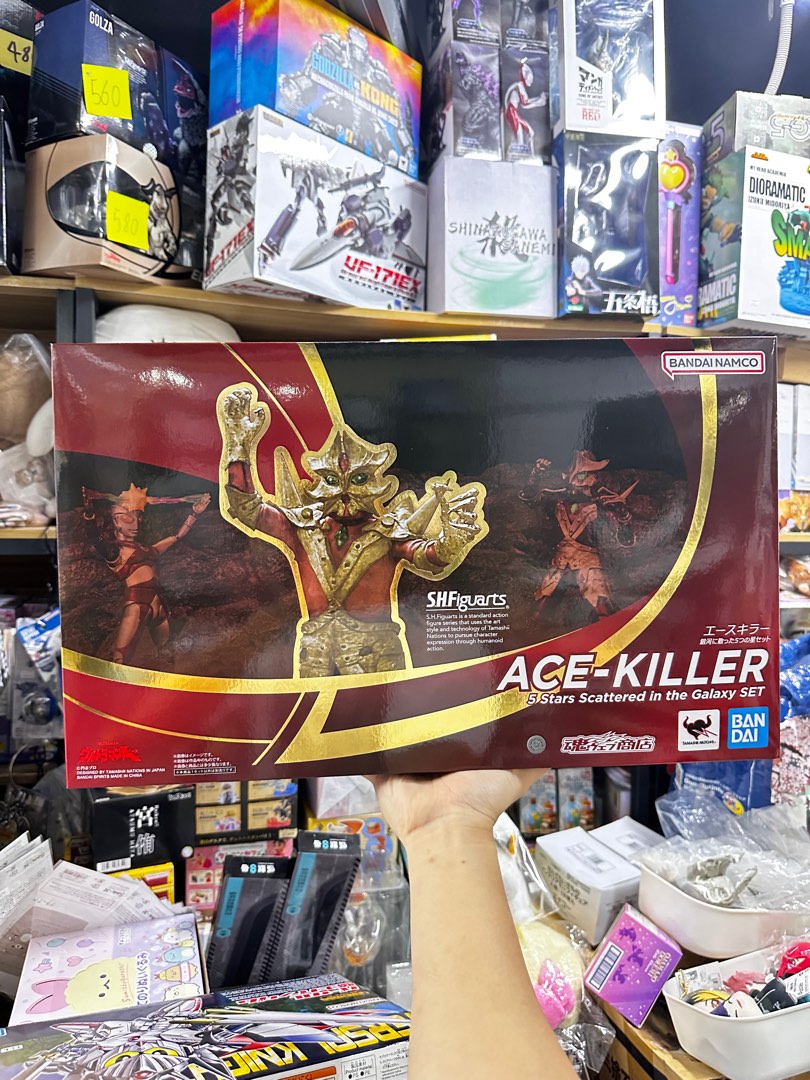 ‼️觀塘門市現貨‼️ Bandai 鹹蛋超人 超人 shf ace killer shf 艾斯殺手 2024ver., 興趣及遊戲, 玩具 & 遊戲類 - Carousell