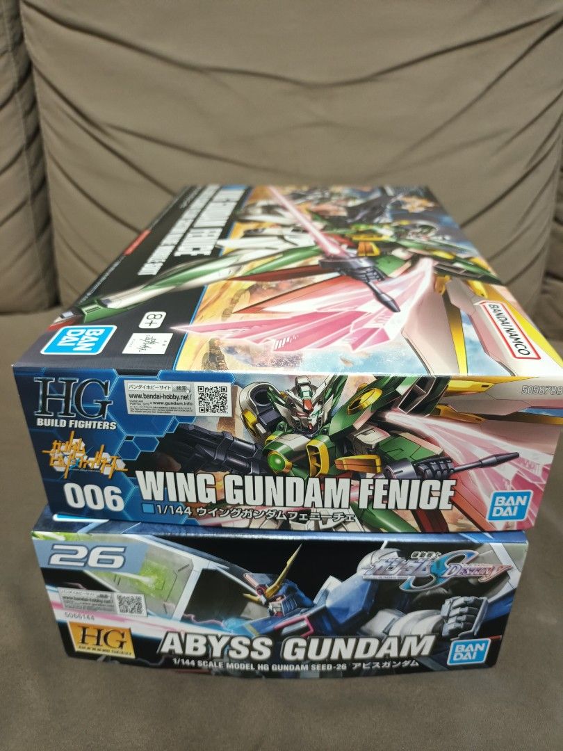 高達模型 HG 1/144 GUNDAM HGUC HGBF BUILD FIGHTER GUNDAM SEED FREEDOM WING GUNDAM FENICE ABYSS GUNDAM ...